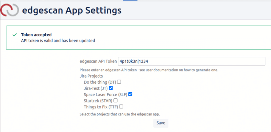 Jira Cloud | Edgescan